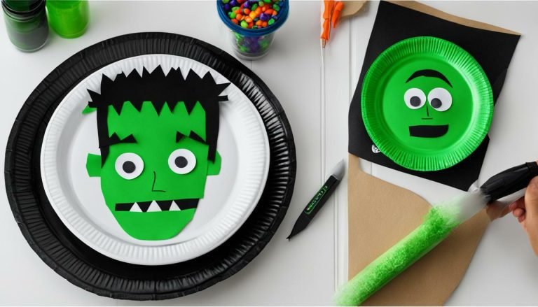 Spooktacular Frankenstein Paper Plate Craft You'll Love