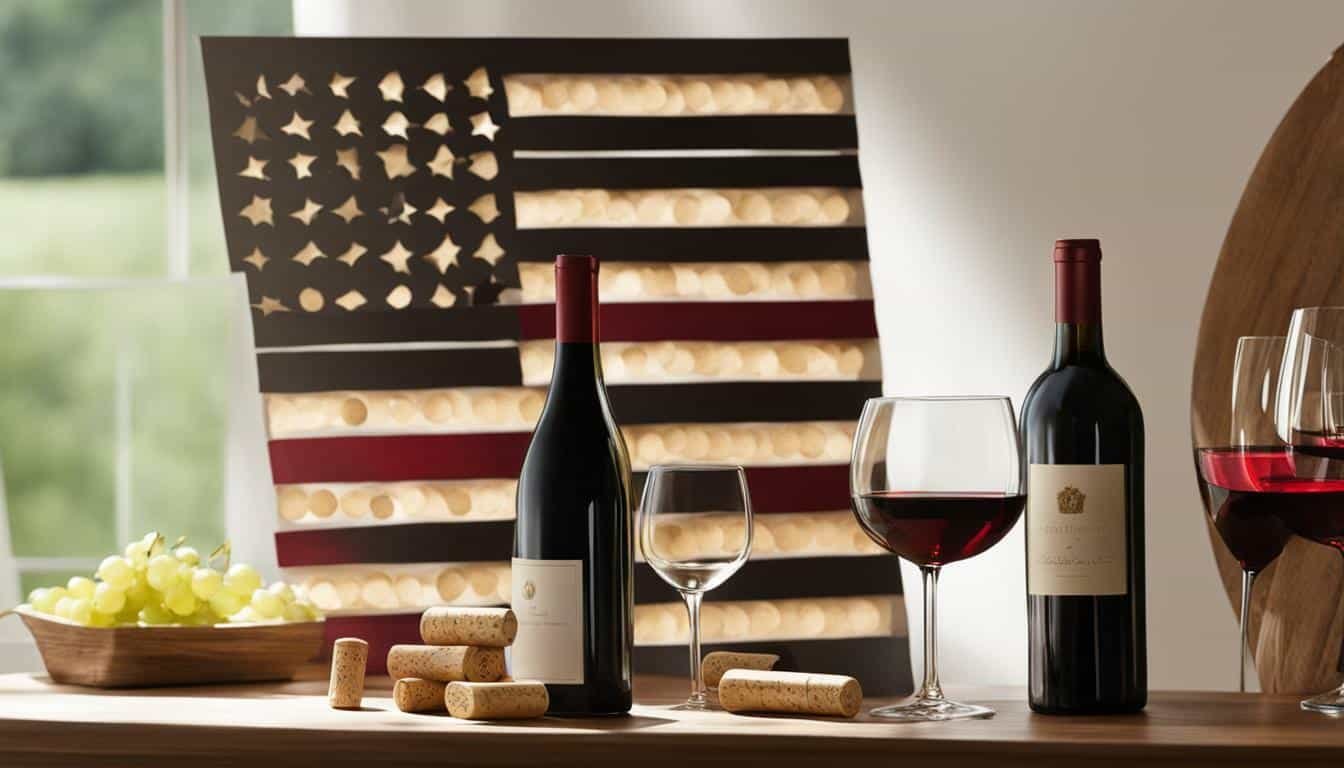 Start Patriotism With Wine Cork Dot Paint Flag Craft