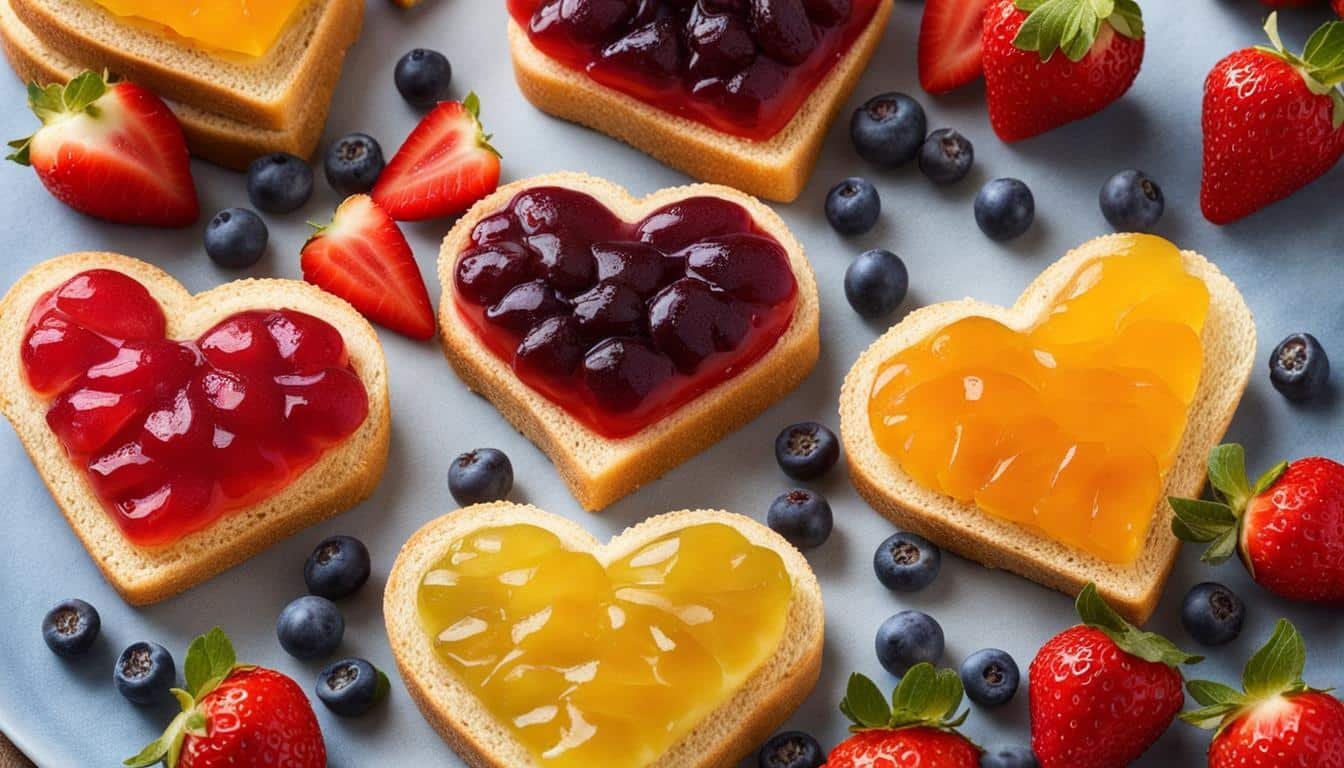 Whip Up Love With Heart Shaped Jelly Sandwiches!