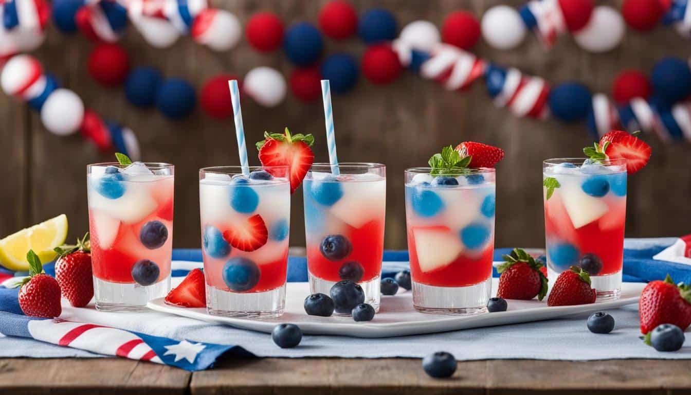 Celebrate With Patriotic Lemonade Shooters: Refreshing And Fun!