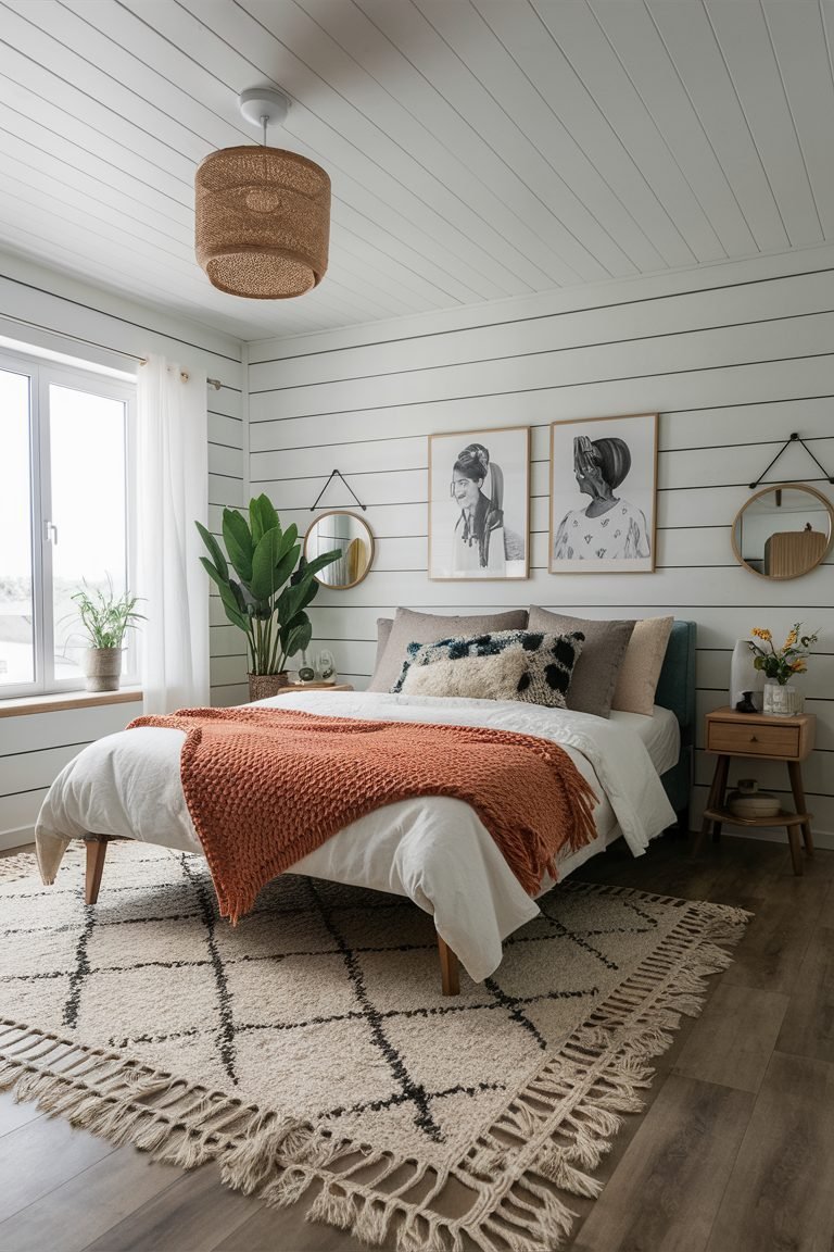 29 Boho Bedroom Cozy Rug Ideas - Courtneys World