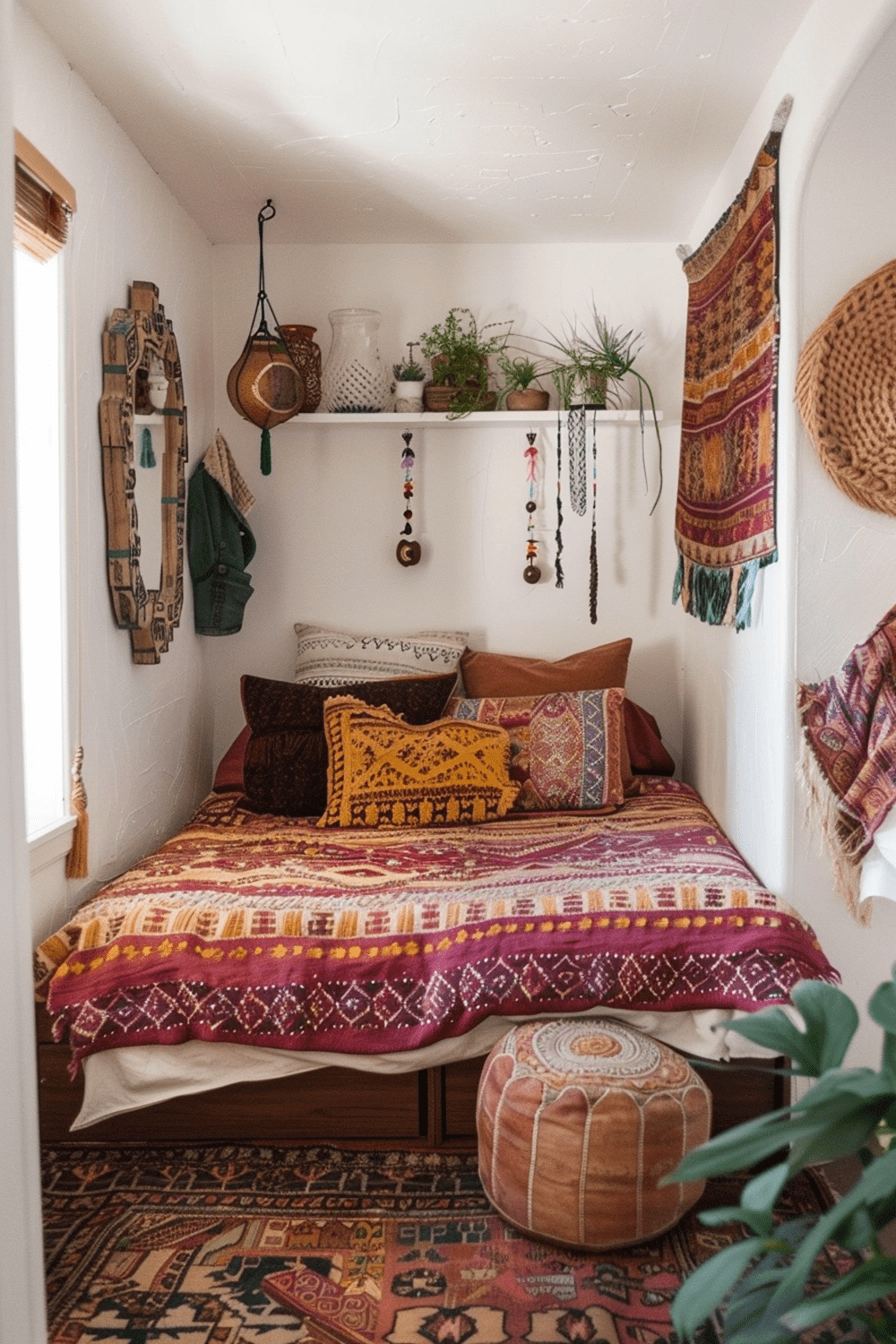 29 Boho Ideas For Small Bedrooms - Courtneys World