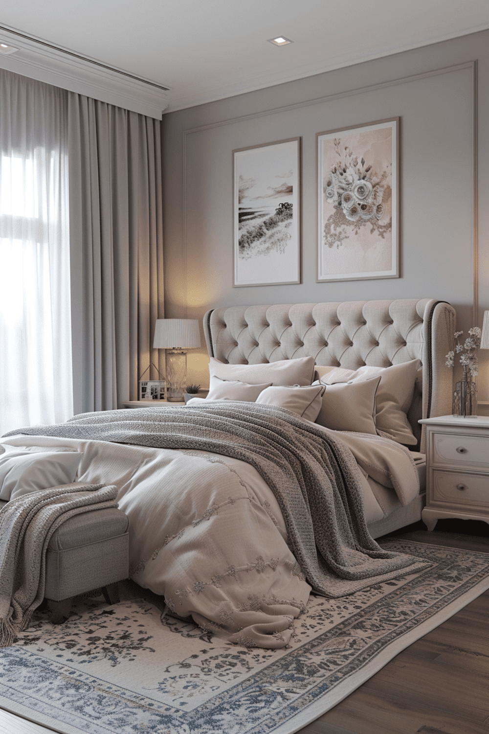 29 Grey Boho Bedroom Ideas - Courtneys World