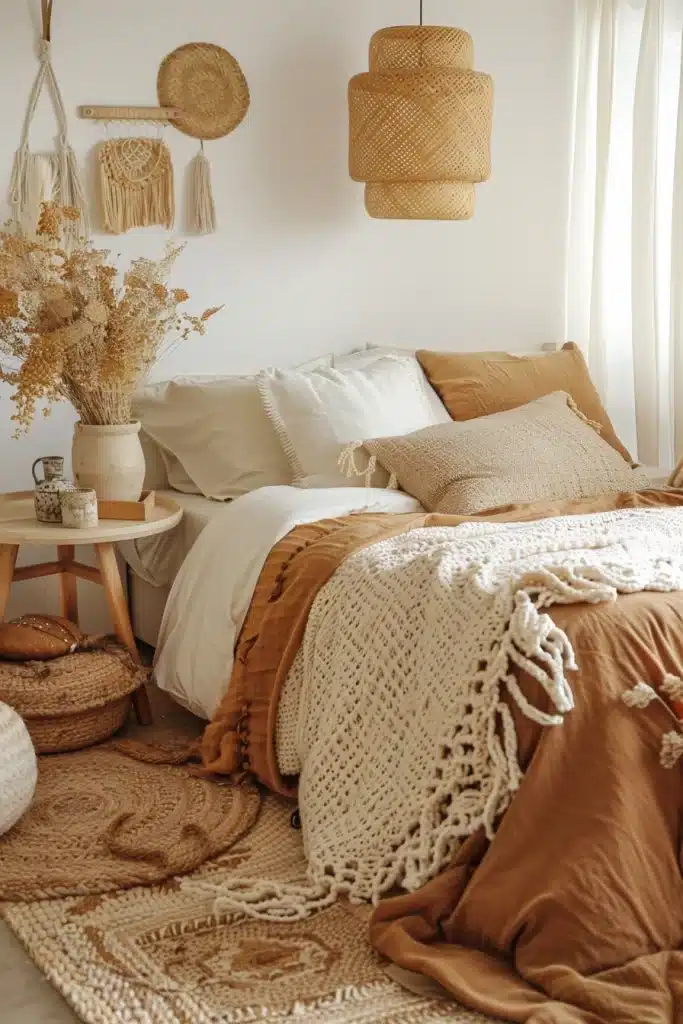 29 Boho Bedroom Earth Tones Ideas - Courtneys World