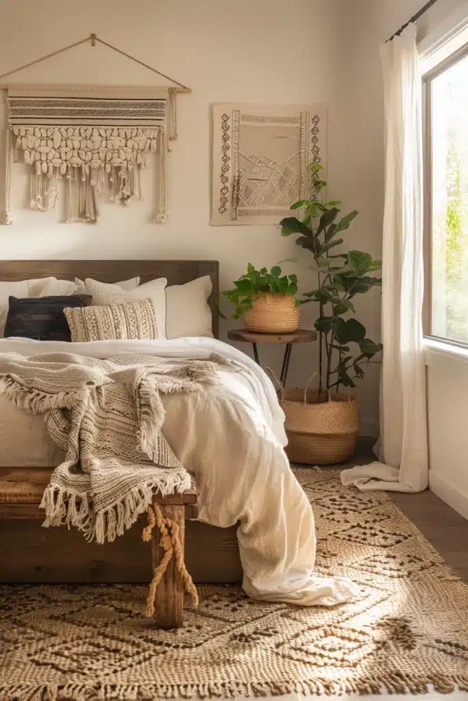 29 Boho Bedroom Earth Tones Ideas - Courtneys World