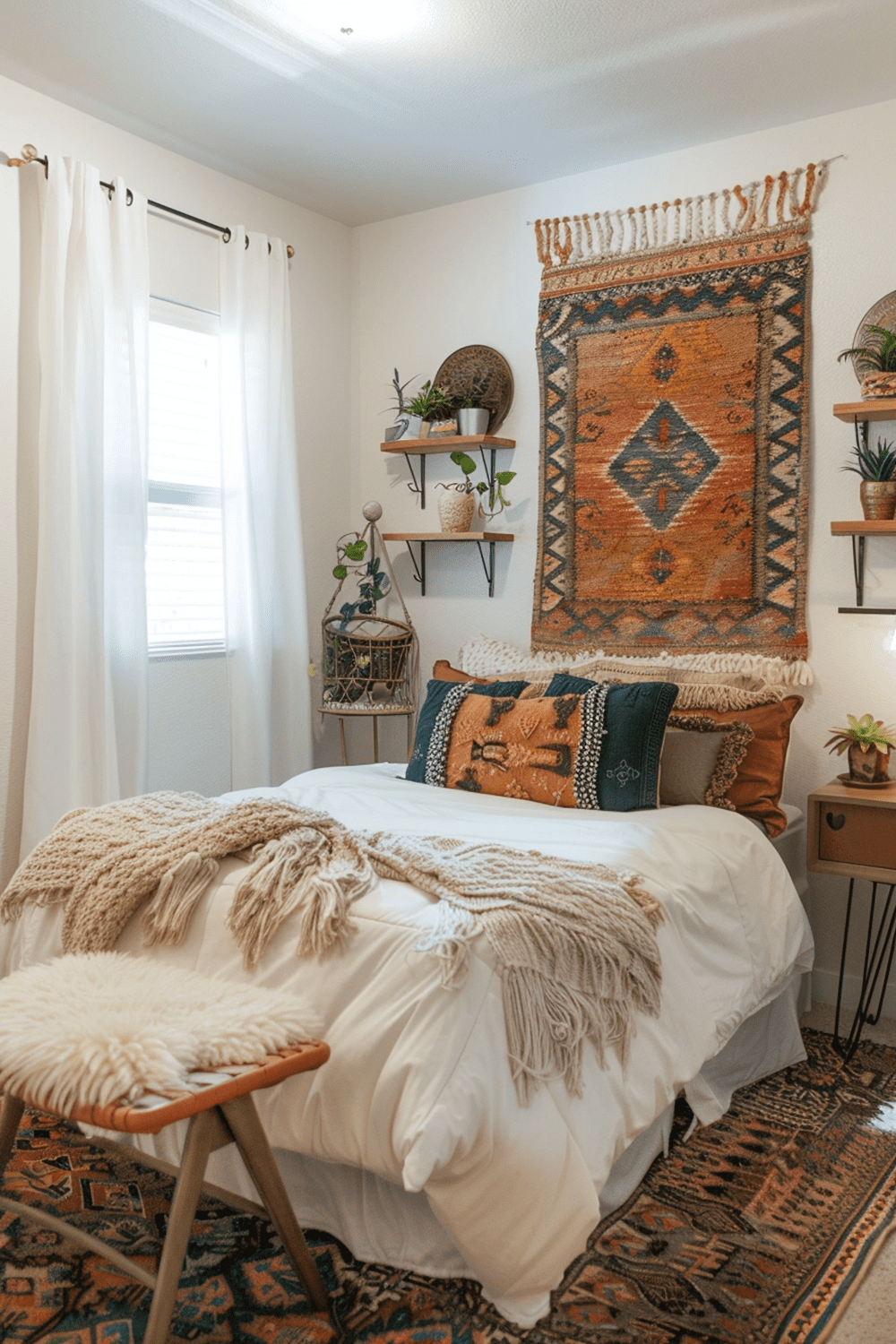 29 Boho Ideas For Small Bedrooms - Courtneys World