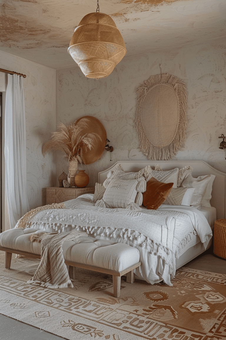 29 Luxury Boho Bedroom Ideas You Are Going To Love - Courtneys World