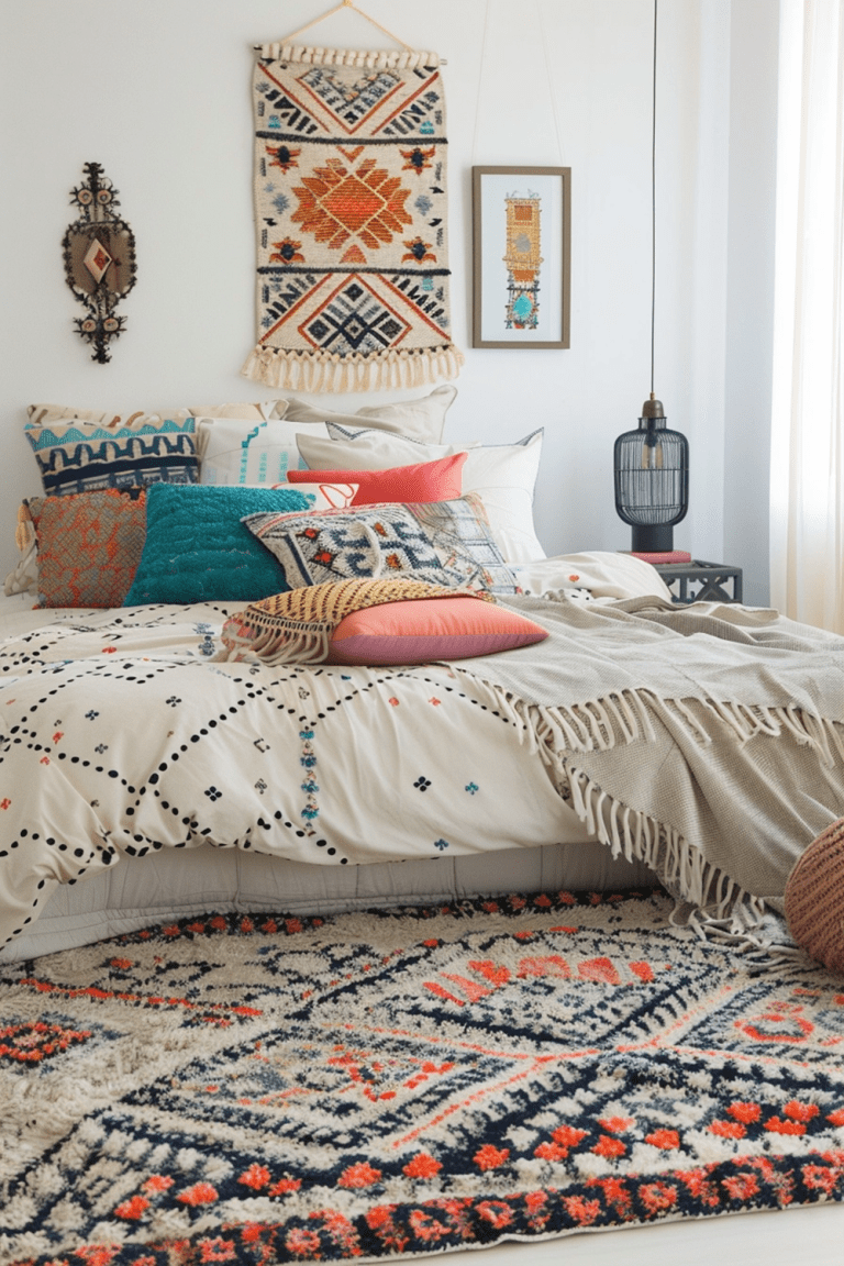 29 Boho Bedroom Area Rugs - Courtneys World