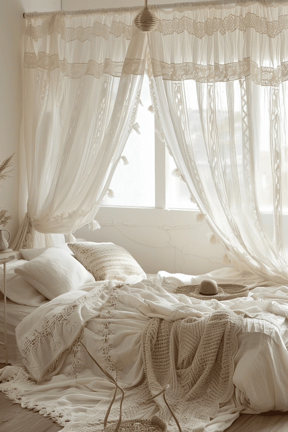 29 Boho Bedroom Curtain Ideas - Courtneys World