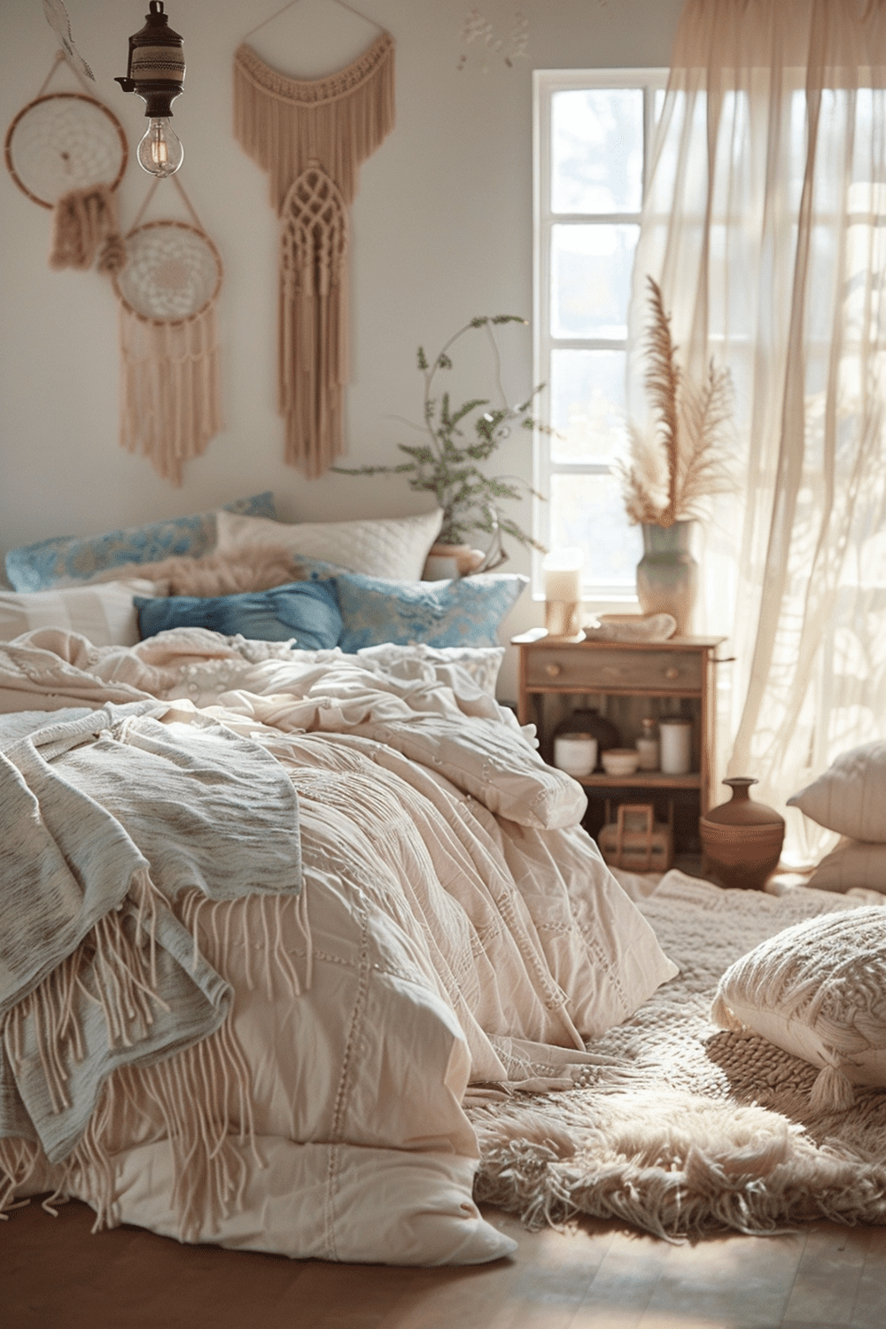 29 Cozy Boho Style Bedroom Ideas - Courtneys World