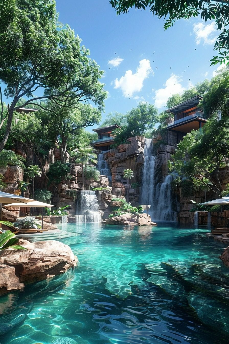 29 Natural Rock Pool Designs - Courtneys World