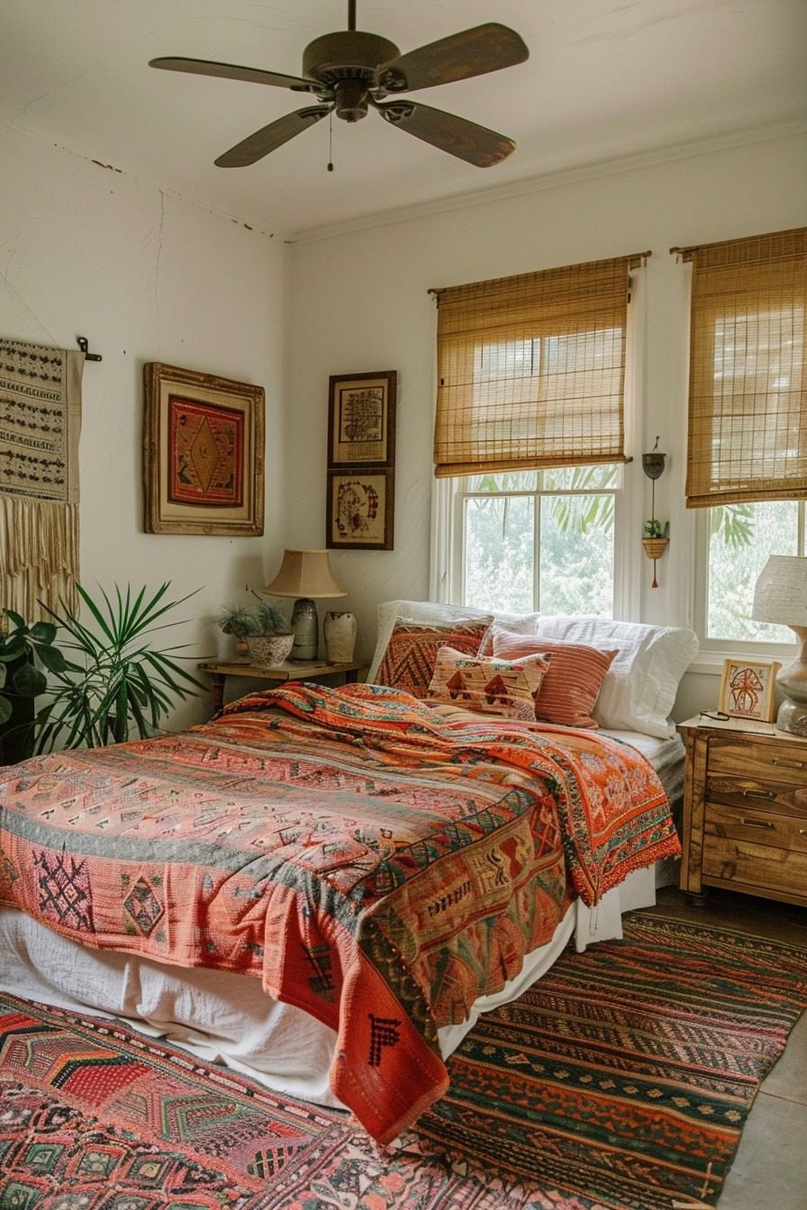 29 Rustic Boho Style Bedrooms: Cozy And Chic Inspirations - Courtneys World