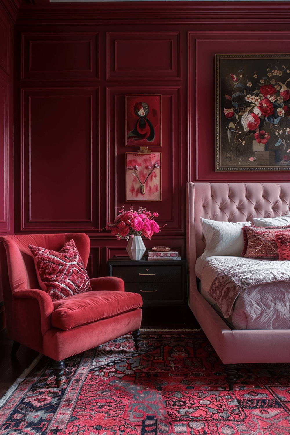 29 Red Boho Bedroom Ideas - Courtneys World