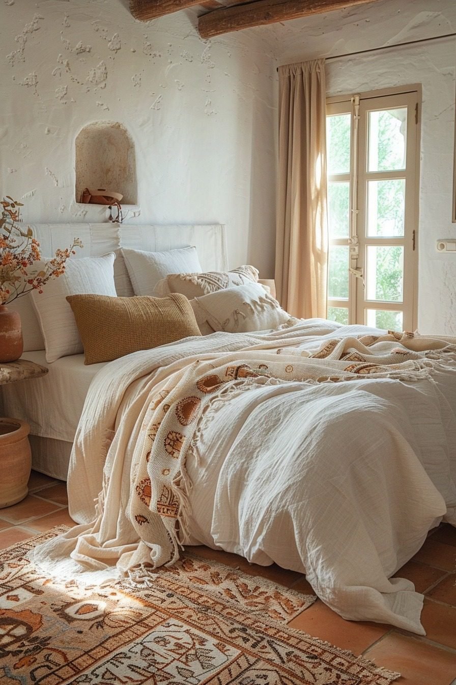 29 Rustic Boho Style Bedrooms: Cozy And Chic Inspirations - Courtneys World