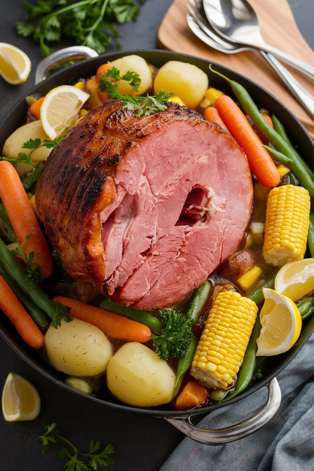 Easy Boiled Dinner Recipe With Ham - 5 Quick Steps