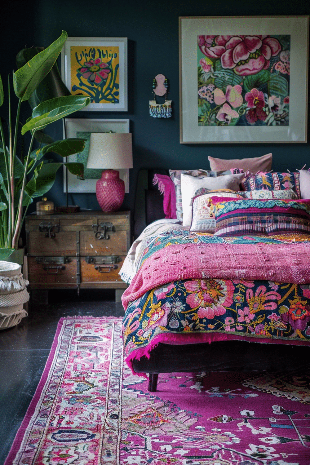 29 Pink Boho Bedroom Ideas - Courtneys World