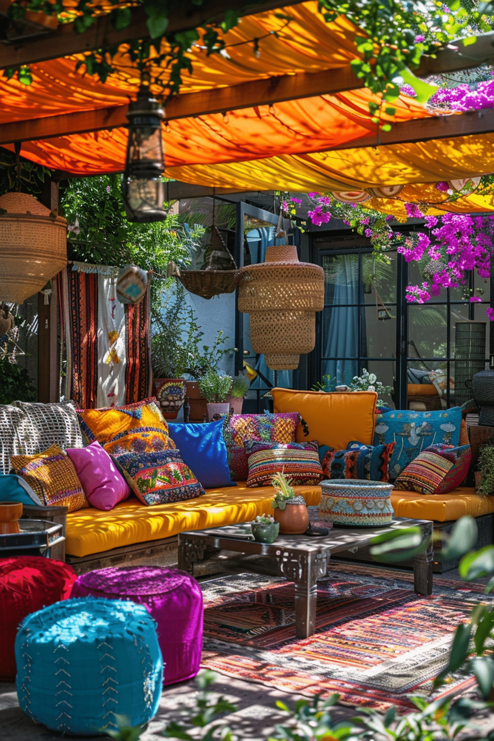 29 Bohemian Patio Ideas - Courtneys World