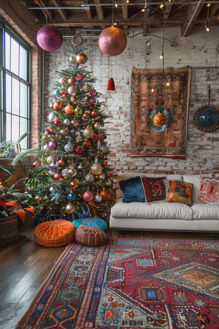 29 Enchanting Boho Christmas Decor Ideas For A Festive Holiday ...