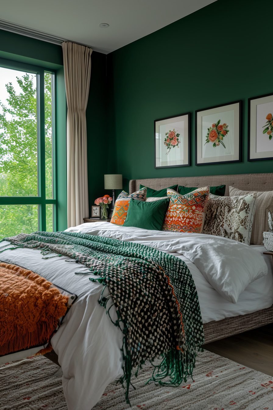 29 Dark Green Bedroom Ideas For A Luxurious And Calming Space ...