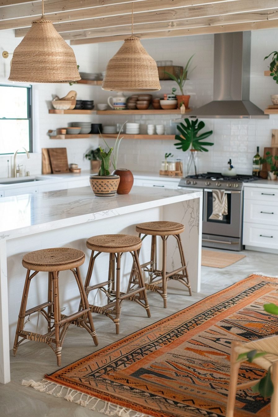 29 Boho Kitchen Ideas For Inspiration - Courtneys World