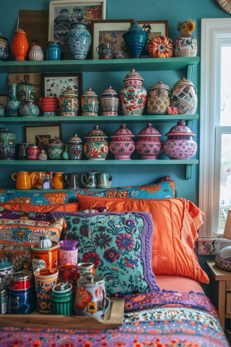 29 Boho Bedroom Storage Ideas To Maximize Space With Style - Courtneys ...