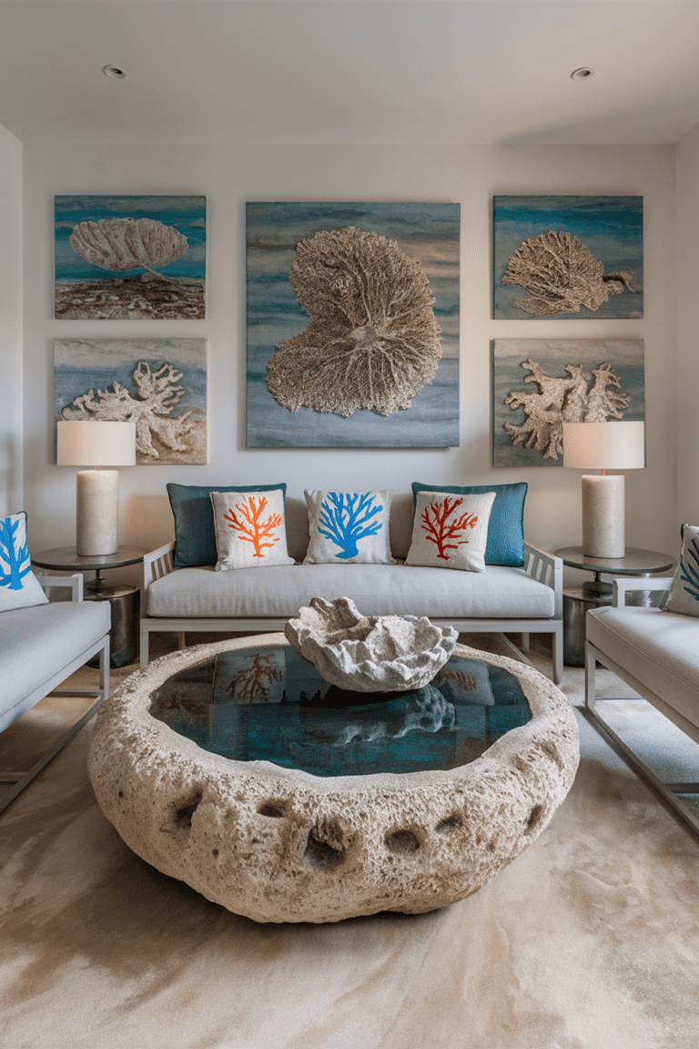 29 Beach Modern Coastal Living Room Ideas - Courtneys World