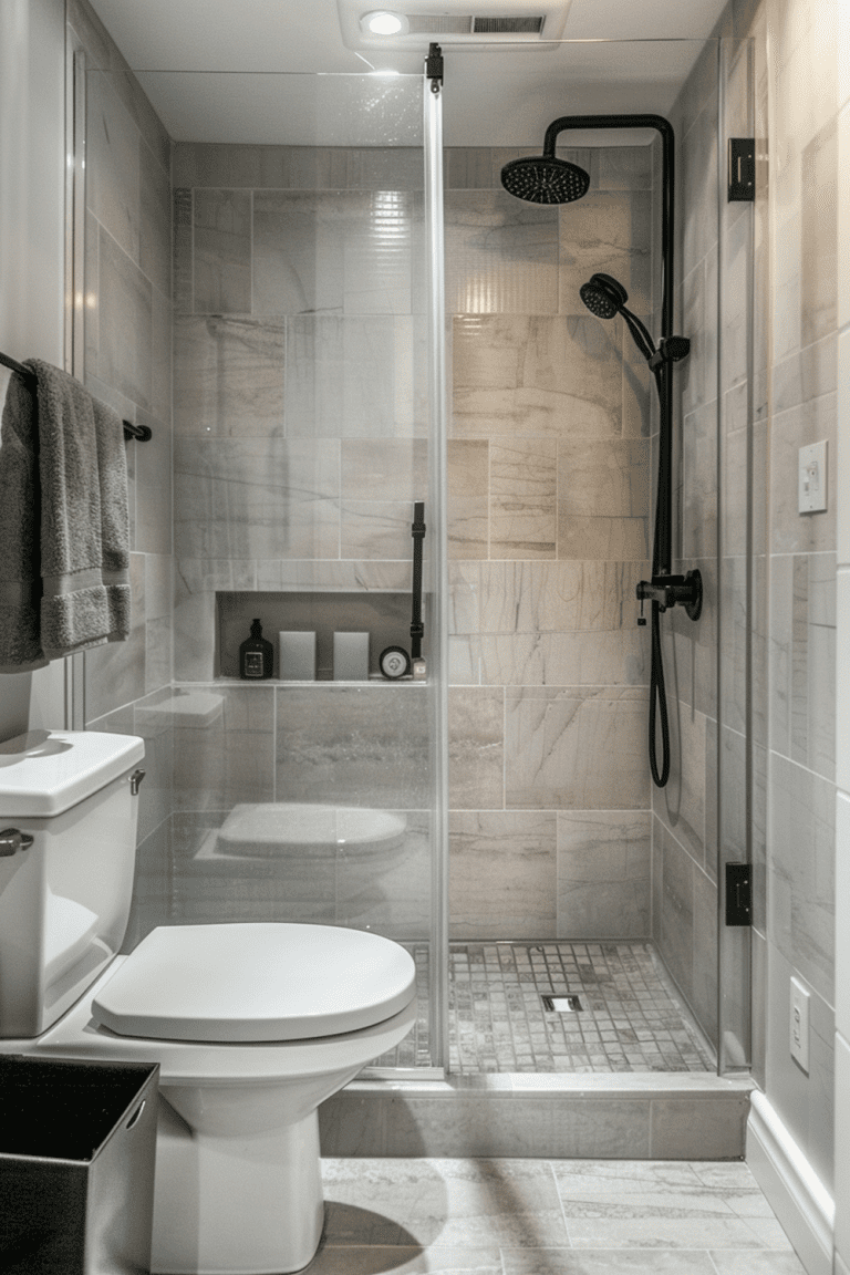 29 Doorless Walk In Shower Ideas - Courtneys World