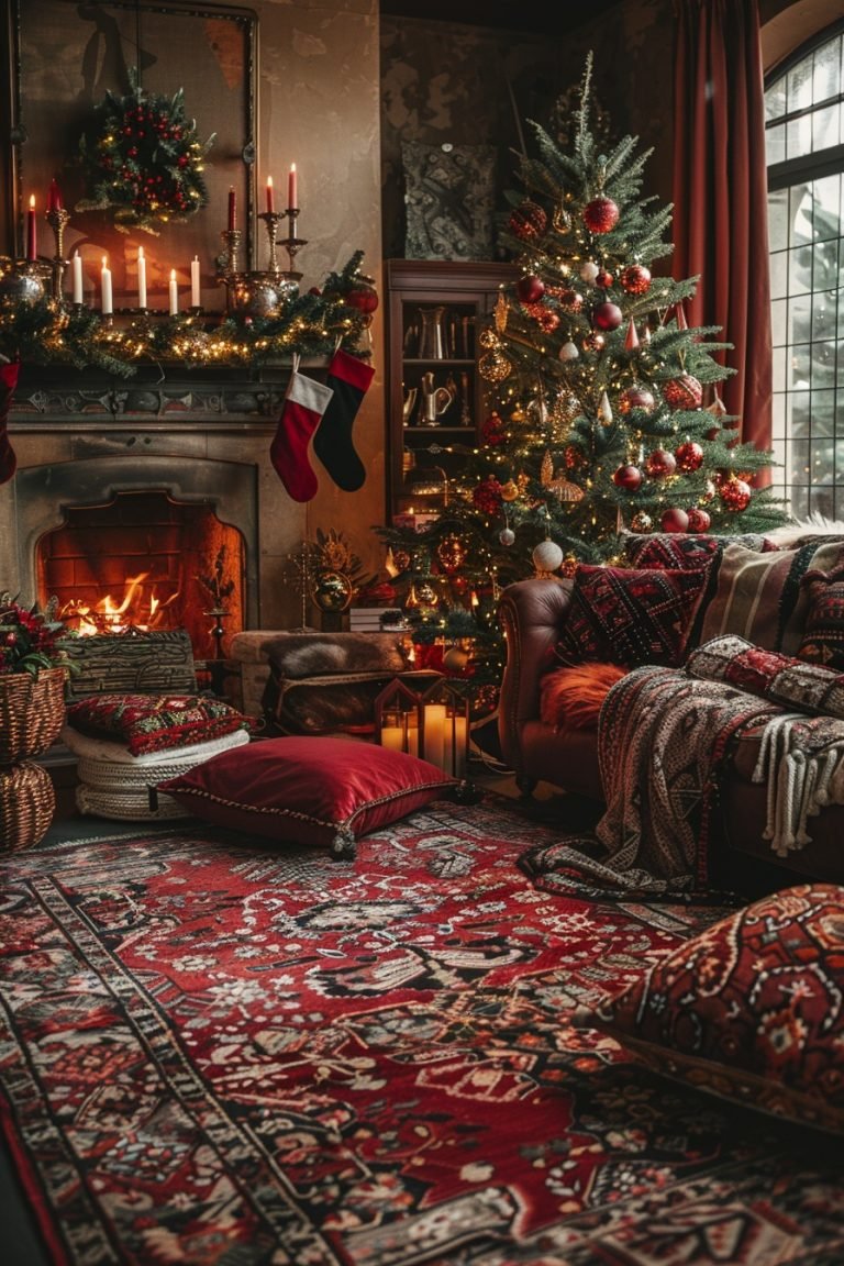 29 Enchanting Boho Christmas Decor Ideas For A Festive Holiday ...