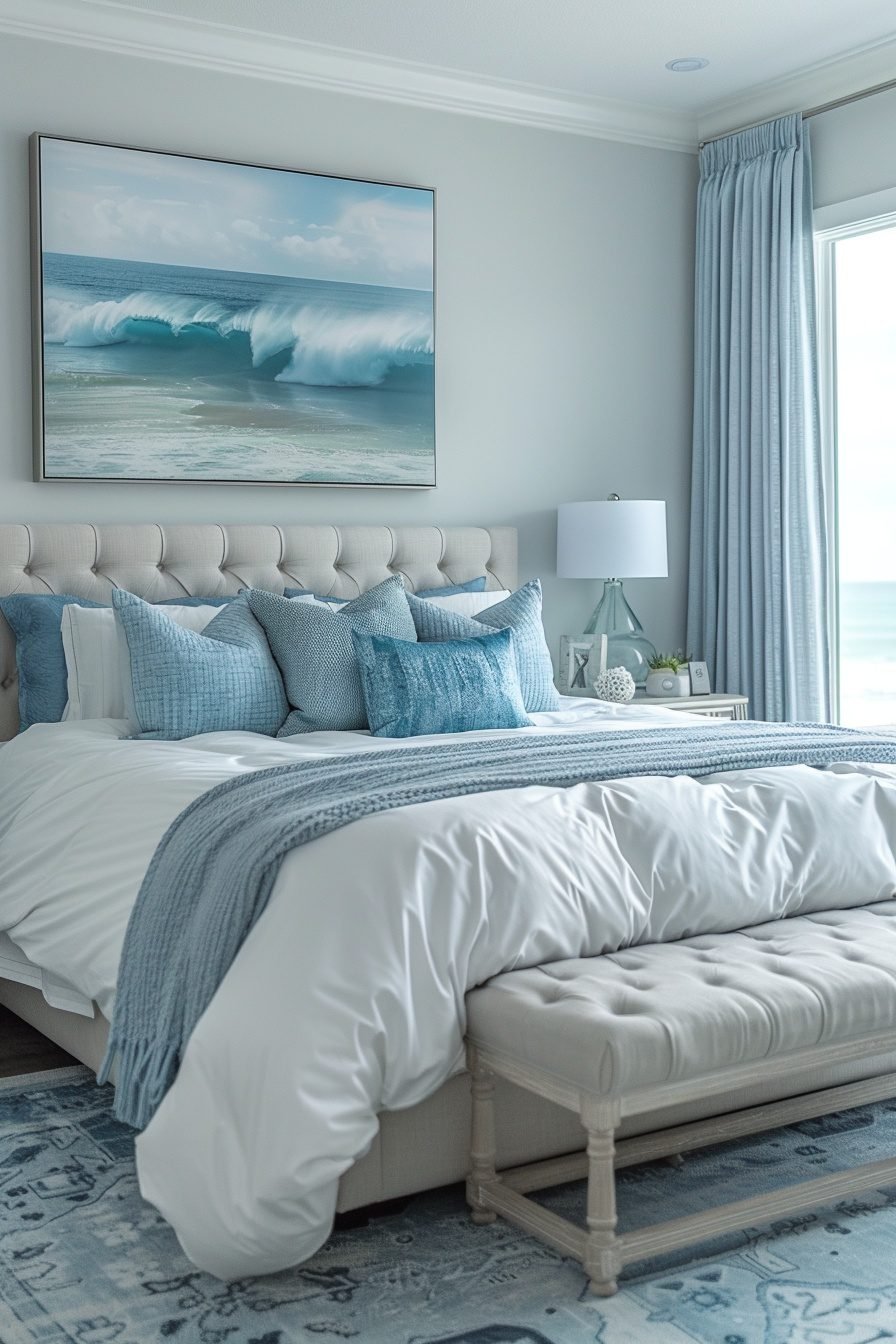 29 Minimal Blue Bedroom Ideas - Courtneys World