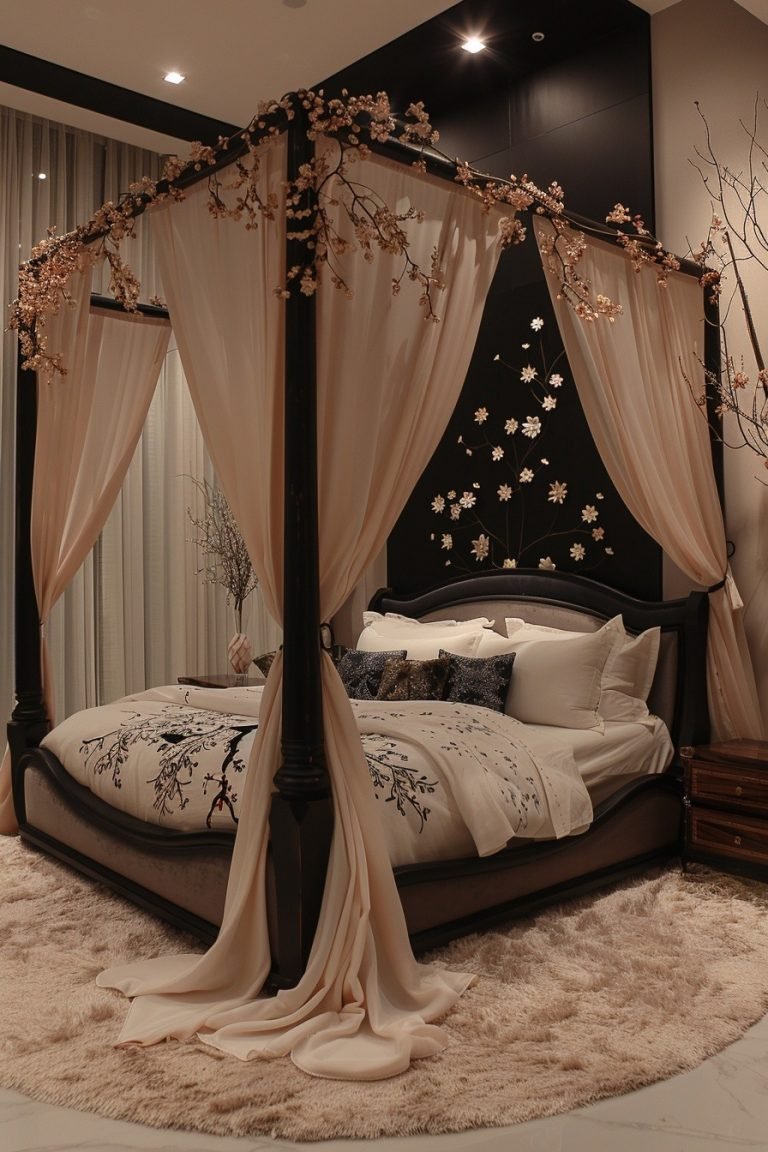 29 Canopy Bed Ideas For A Luxurious Bedroom Makeover - Courtneys World