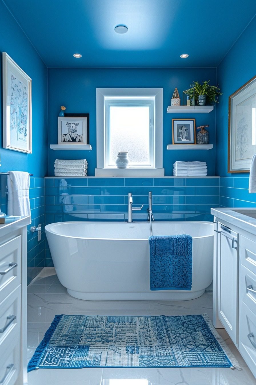29 Captivating Blue Bathroom Decor Ideas For A Serene Ambiance ...