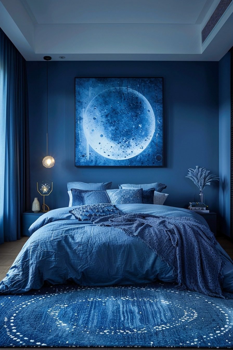 29 Enchanting Blue Witchy Bedroom Ideas For A Mystical Retreat ...
