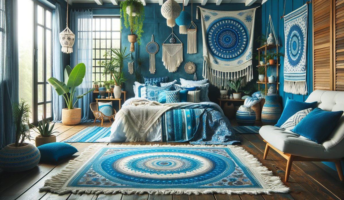 29 Bright Blue Boho Bedroom Ideas For A Vibrant And Relaxing Retreat ...