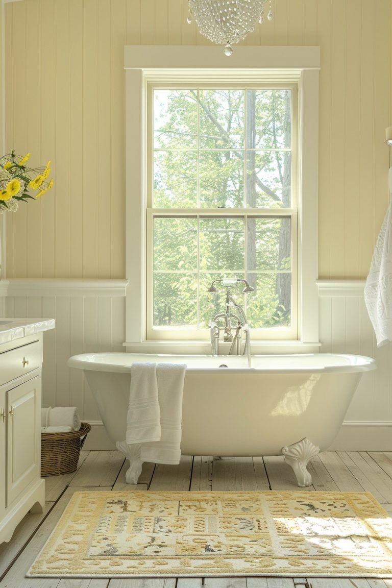 29 Sunny Yellow Bathroom Decor Ideas To Brighten Your Space - Courtneys ...
