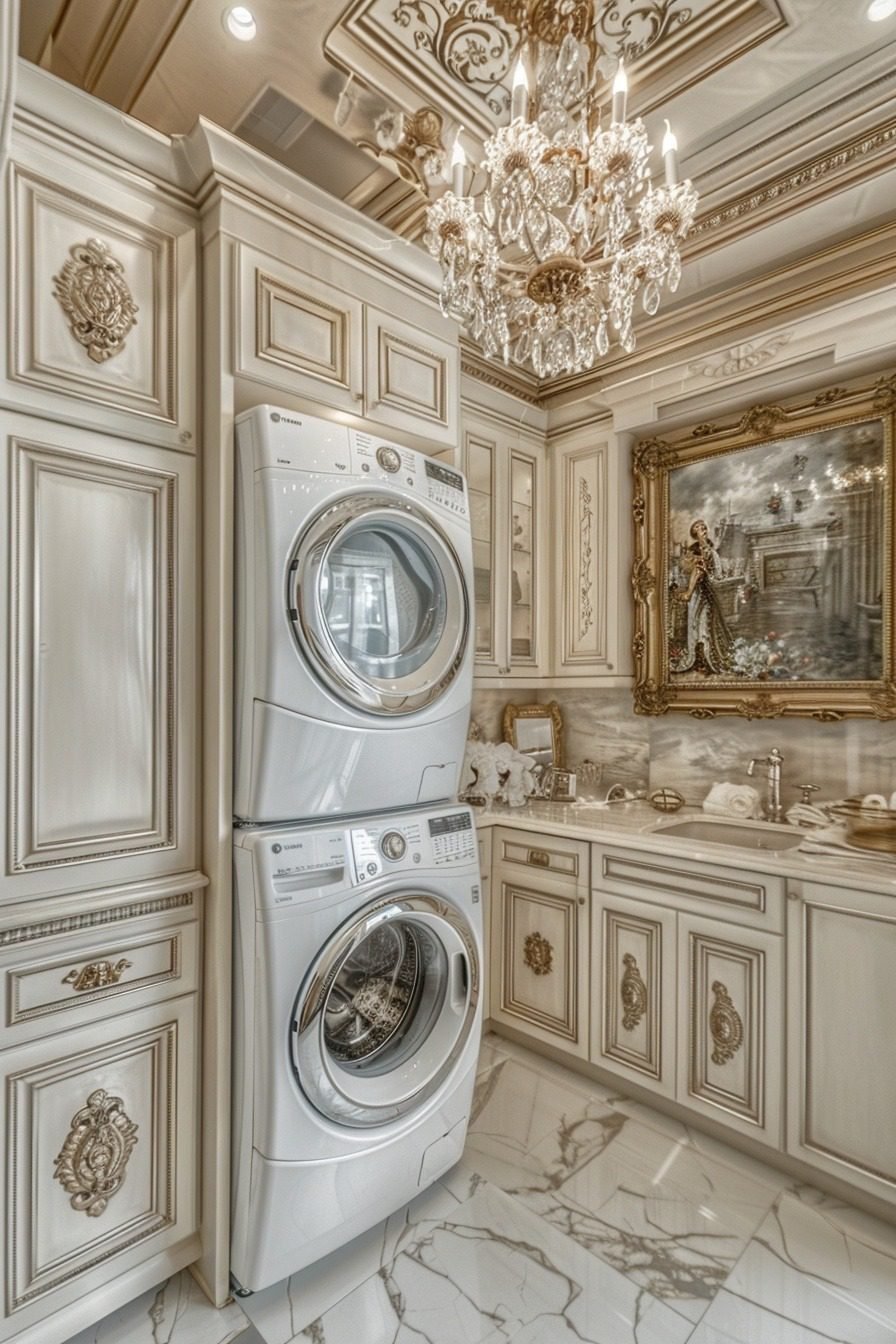 29 Stacked Laundry Room Ideas For Maximizing Your Space And Efficiency ...