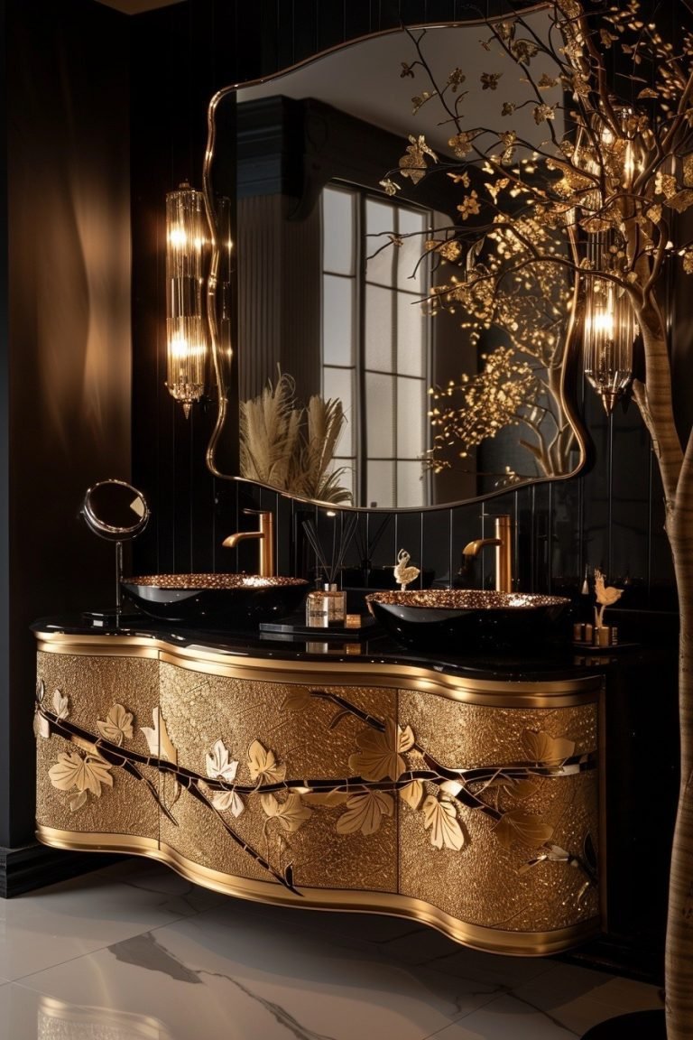 29 Luxurious Gold Bathroom Decor Ideas For A Glamorous Touch ...