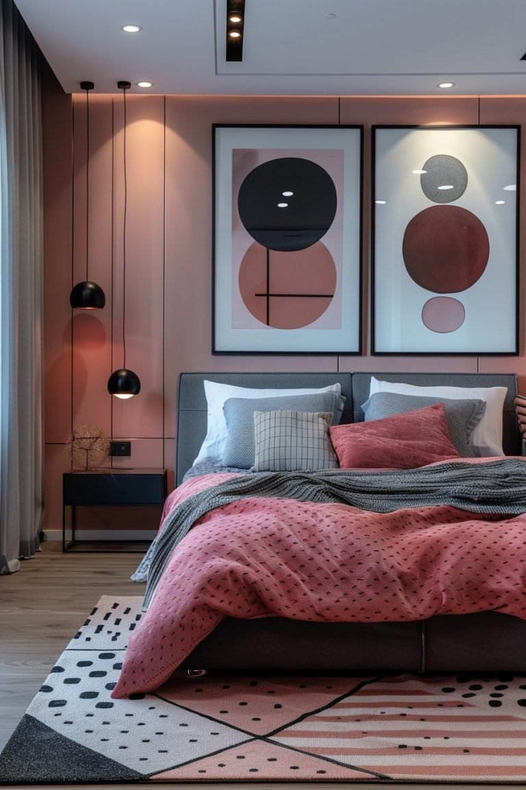 29 Stunning Pink And Black Bedroom Ideas For A Chic And Modern Look ...