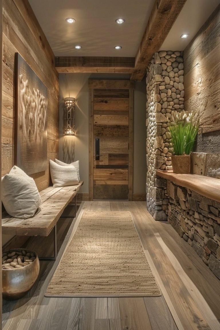29 Rustic Hallway Design Ideas For A Stylish And Inviting Space ...