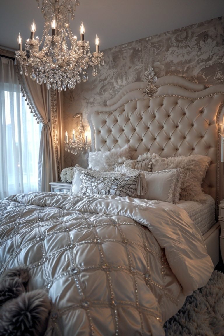 29 Glam Bedroom Decor Ideas For Ultimate Luxury - Courtneys World