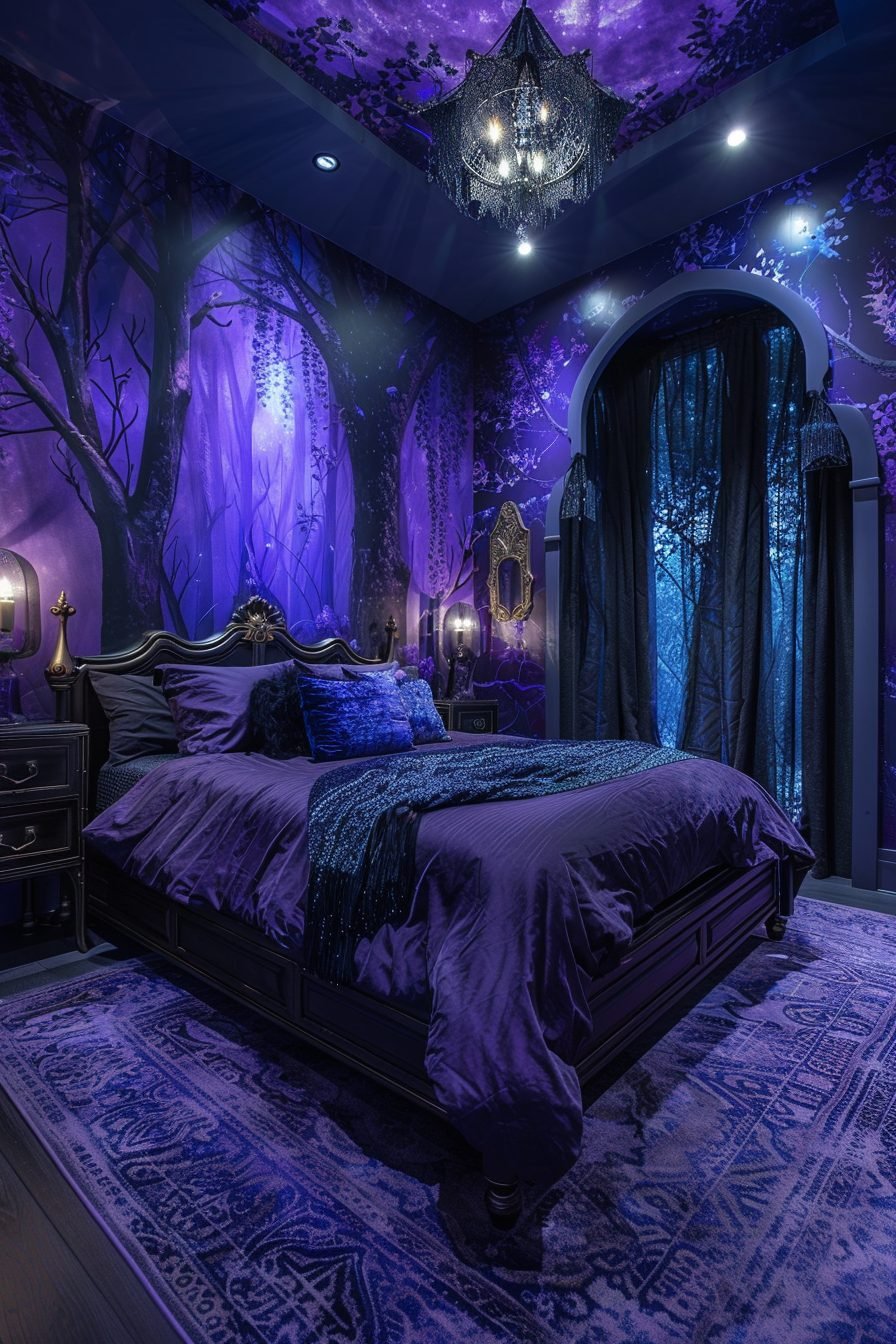 29 Dark Fantasy Bedroom Ideas For A Mysterious Sanctuary - Courtneys World