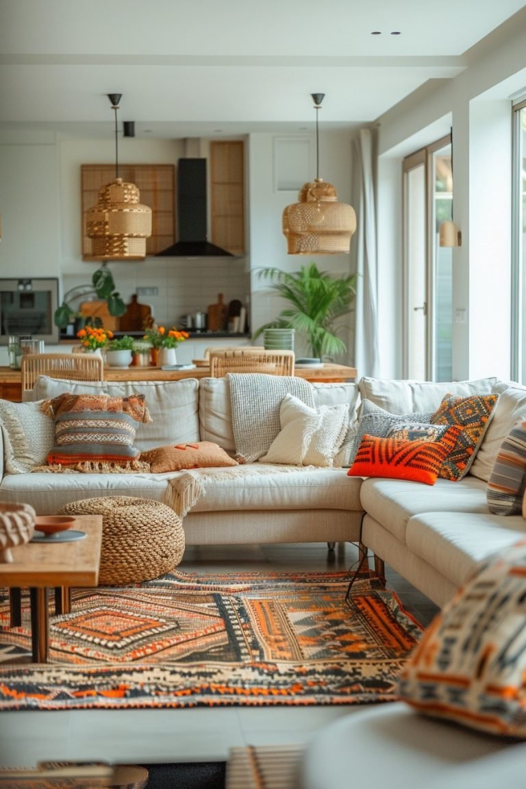 29 Scandi Boho Living Room Ideas For A Cozy And Chic Home - Courtneys World