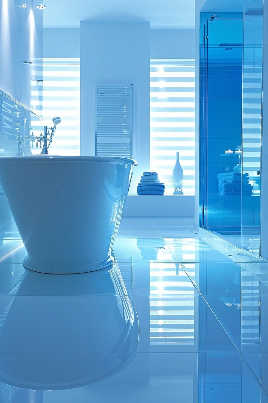 29 Captivating Blue Bathroom Decor Ideas For A Serene Ambiance ...