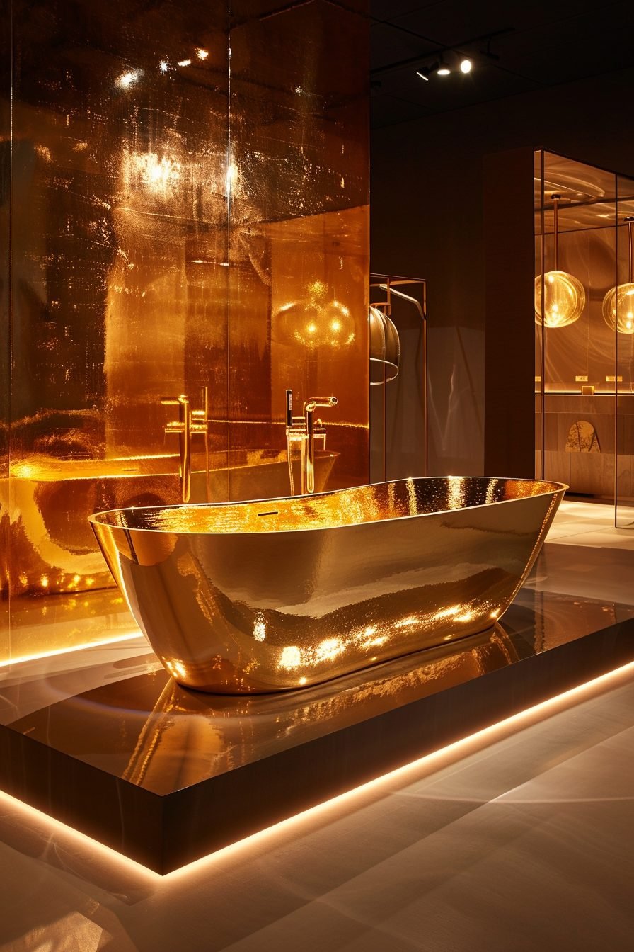 29 Luxurious Gold Bathroom Decor Ideas For A Glamorous Touch - Courtneys World
