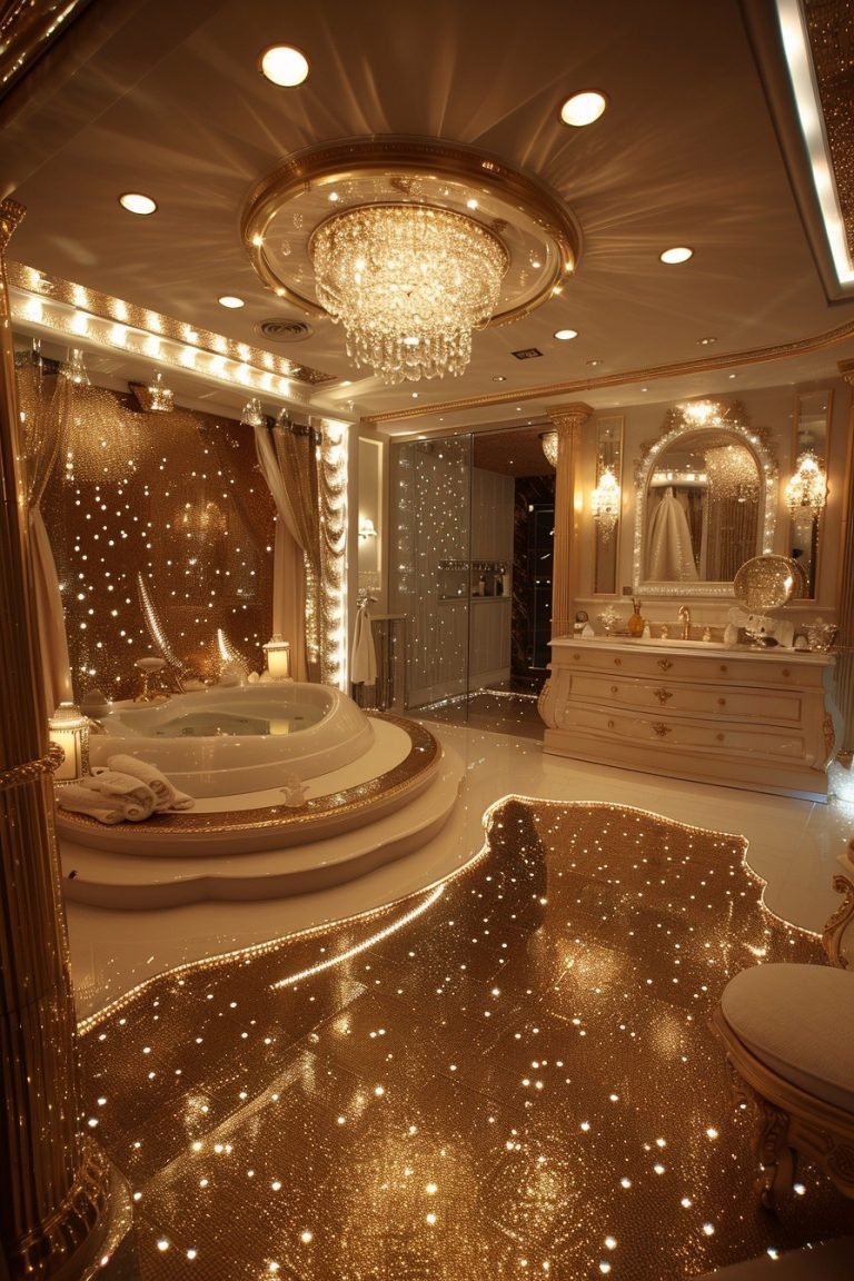 29 Luxurious Gold Bathroom Decor Ideas For A Glamorous Touch - Courtneys World