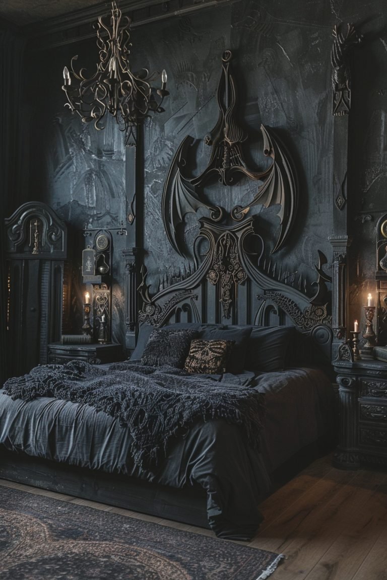29 Dark Fantasy Bedroom Ideas For A Mysterious Sanctuary - Courtneys World
