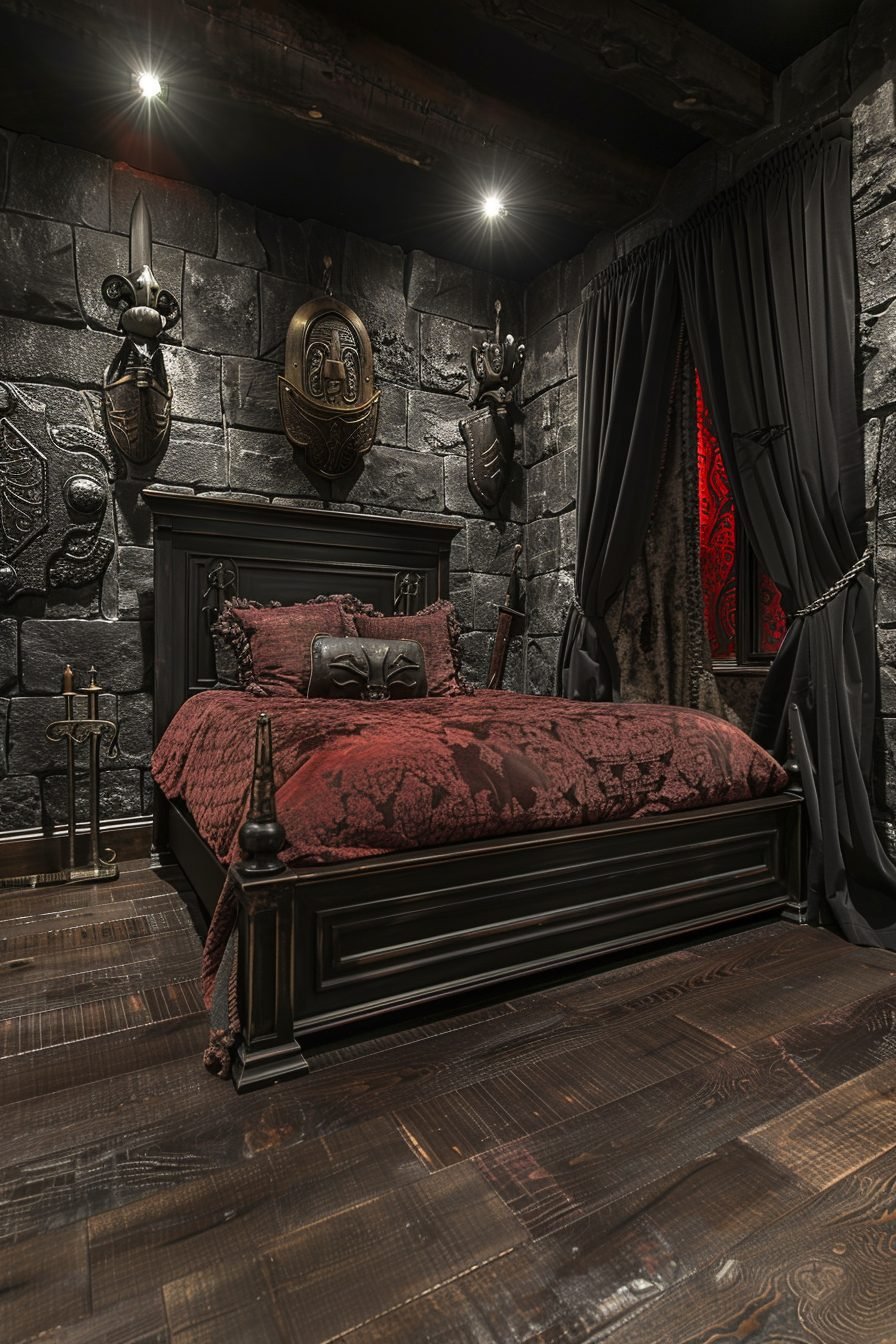 29 Dark Fantasy Bedroom Ideas For A Mysterious Sanctuary - Courtneys World