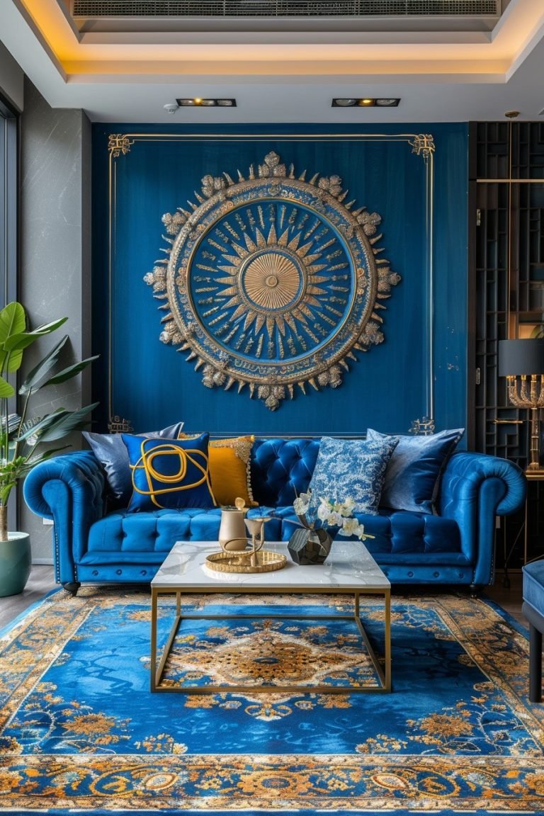 29 Blue Boho Apartment Ideas For A Tranquil Urban Haven - Courtneys World