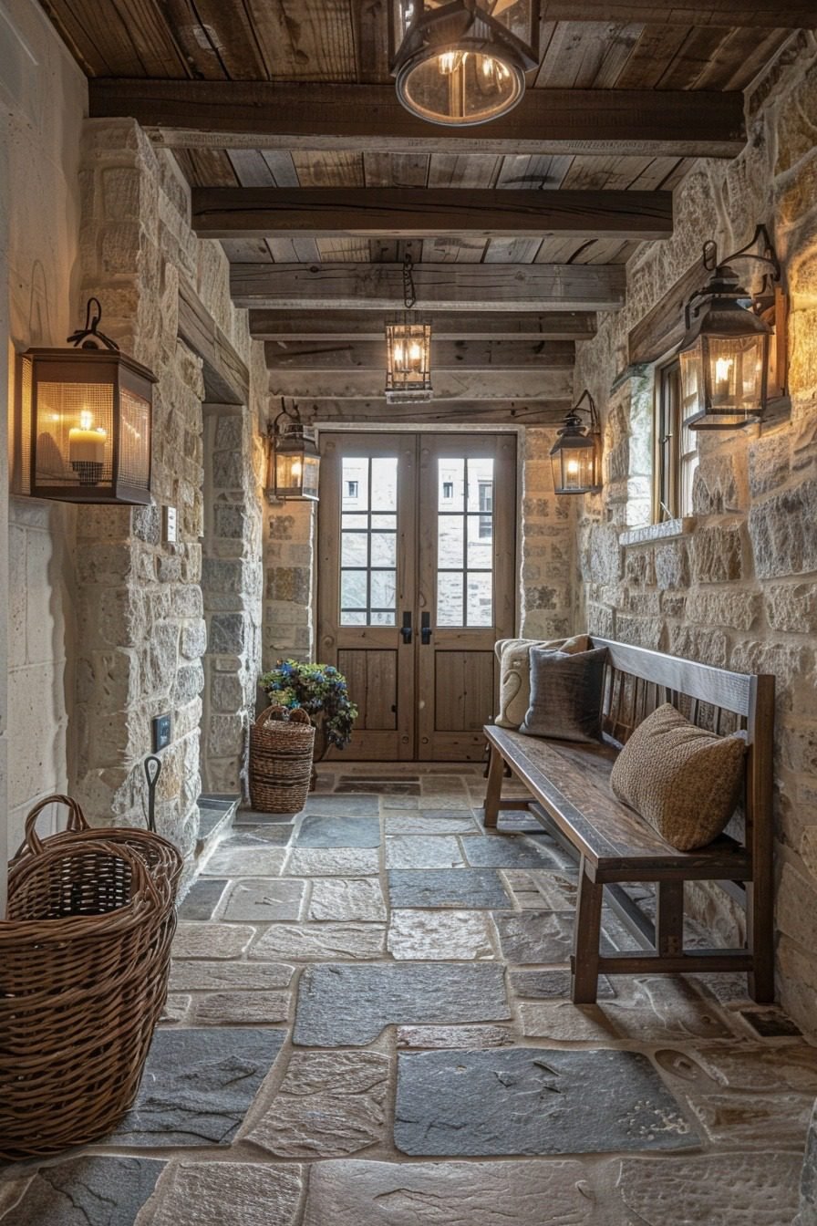 29 Rustic Hallway Design Ideas For A Stylish And Inviting Space ...