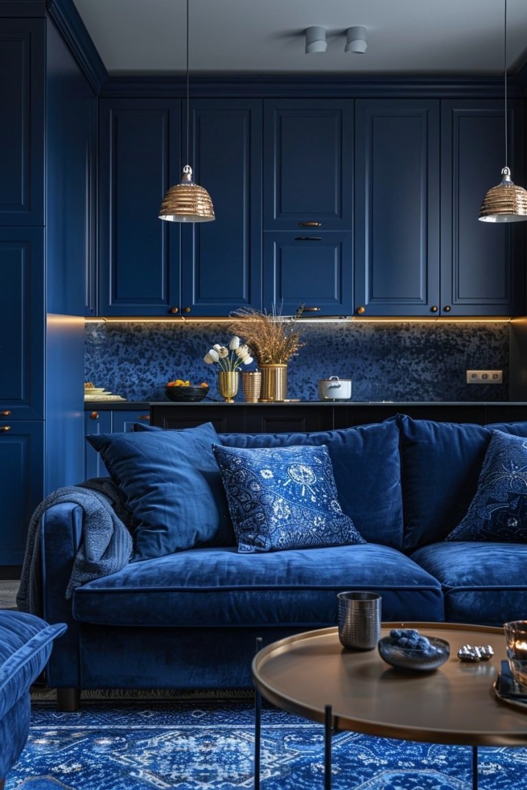 29 Blue Boho Apartment Ideas For A Tranquil Urban Haven - Courtneys World