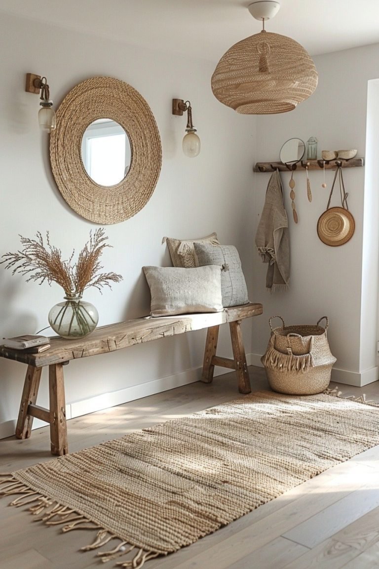 29 Boho Entryway Ideas To Make Your Home Uniquely Welcoming - Courtneys ...